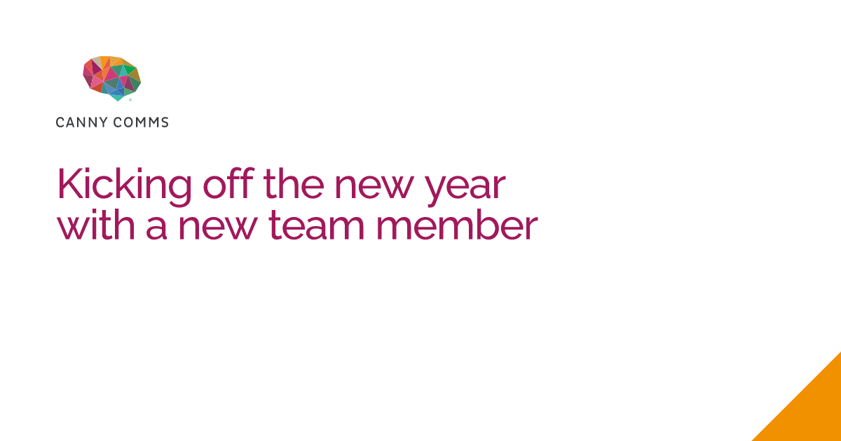 Kicking off the new year with a new team member | Canny Comms